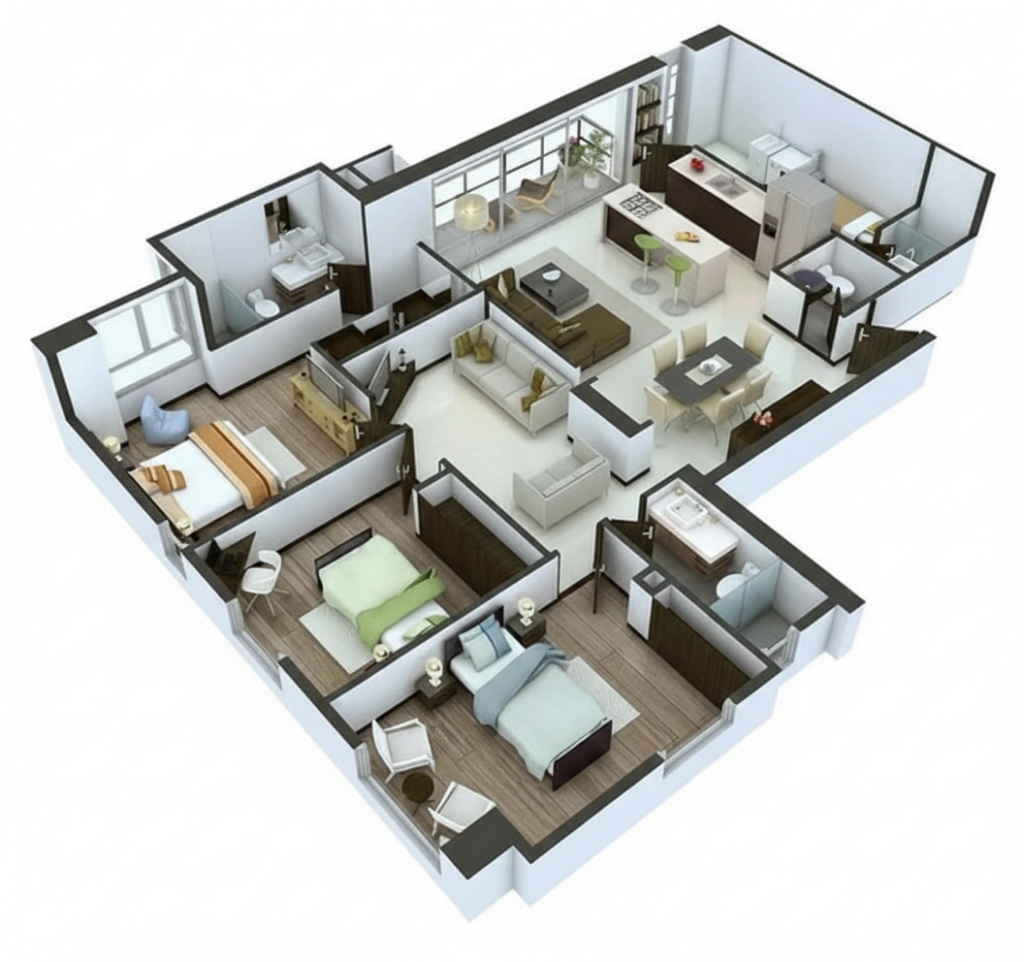 (Design & Consultation Fees) Single 100m2 floor – Smart practicekw